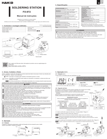 Hakko FX-972 instruction manual | Manualzz