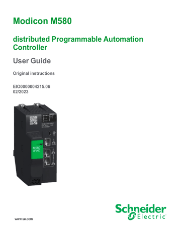 Schneider Electric Modicon M580 User Guide | Manualzz