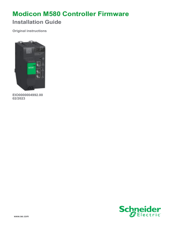 Schneider Electric Modicon M580 Installation Guide | Manualzz