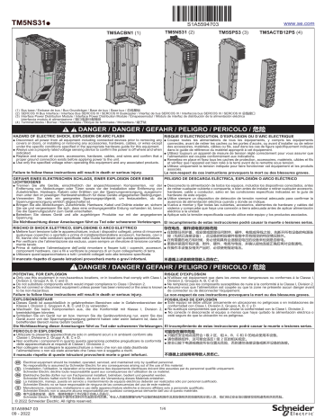 Schneider Electric TM5NS31 Sercos bus interface module Benutzerhandbuch ...
