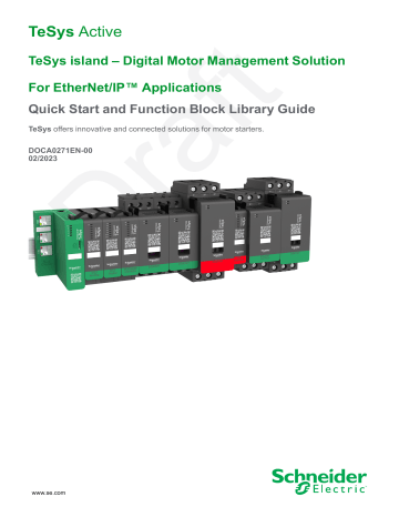 Schneider Electric TeSys island Quick Start | Manualzz