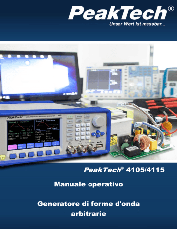 PeakTech P 4105 2CH arbitrary function generator, 1 µHz - 30 MHz ...