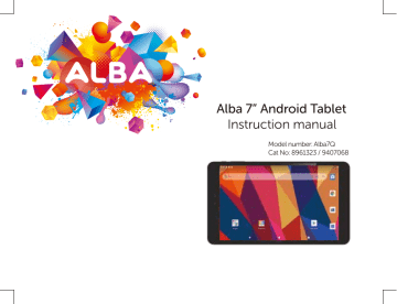 Alba ALBA7SILVER 7IN 16GB TABLET Instruction Manual | Manualzz