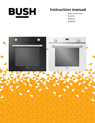 Bush RLSFOX Built in Single Electric Oven Instruction Manual | Manualzz