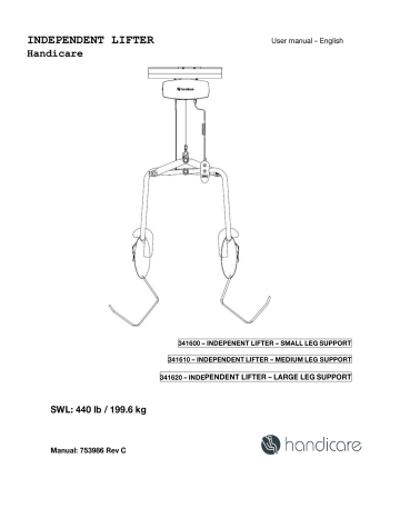 Handicare Independent Lifter User Manual | Manualzz