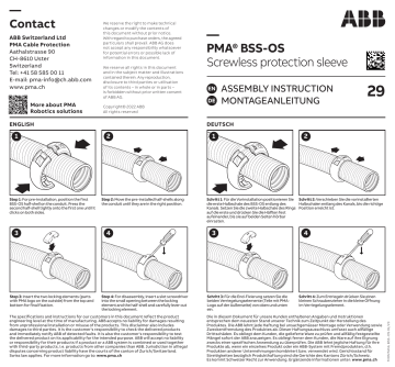 ABB 29 PMA Asssembly Instructions | Manualzz