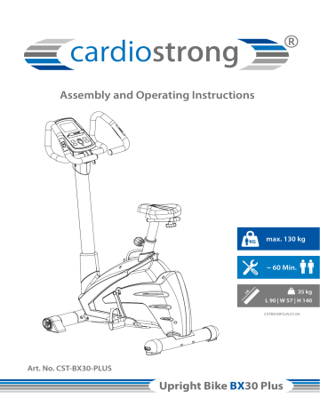 cardiostrong BX30 Plus Ergometer Owner's Manual | Manualzz