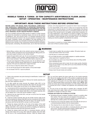 Norco 72090A Owner Manual | Manualzz