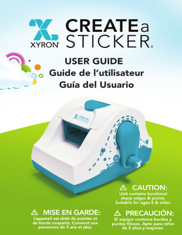 Xyron 2.5" Create-a-Sticker or 250 Mode d'emploi | Manualzz