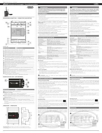 Carel 3413069 BOSS Micro - 15 x devices Technical Guide | Manualzz