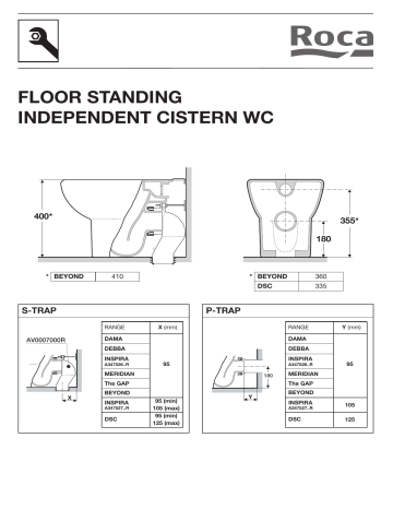 Roca 9508771 Meridian Rimless Installation instructions | Manualzz