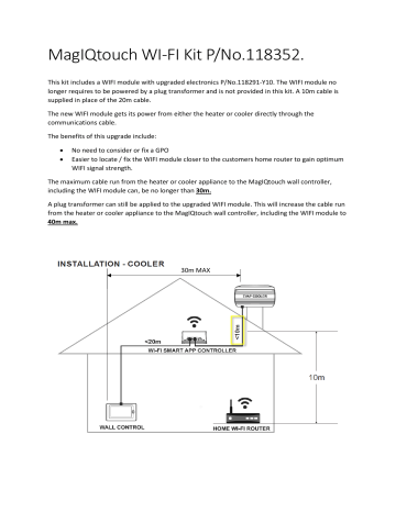 Braemar 3212140 MagiQtouch Wi-Fi Kit Installation Instructions | Manualzz