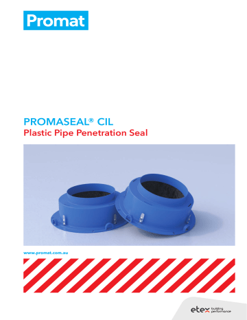 Promat 1007749 Promaseal CIL Low Cast In Collars 50mm Technical Guide ...