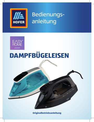 Easy Home GT-SF-DBL-02 Steam Iron Benutzerhandbuch | Manualzz