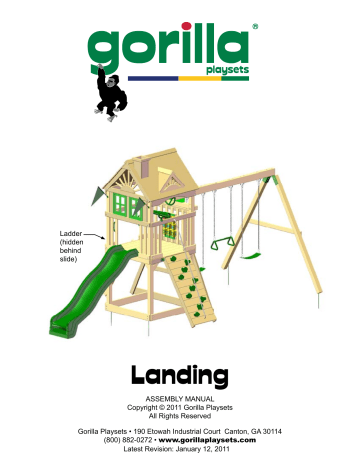 Gorilla Playsets Landing Assembly Manual | Manualzz