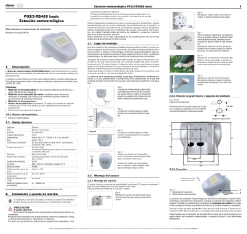 Elsner P03/3-RS485 basic Manual de usuario | Manualzz