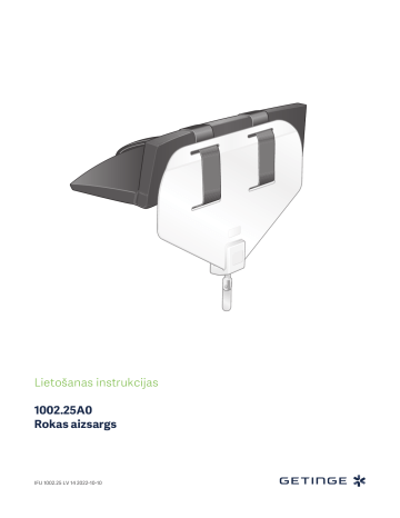 Getinge 100225A0 Arm protection ekspluatācijas instrukcija | Manualzz