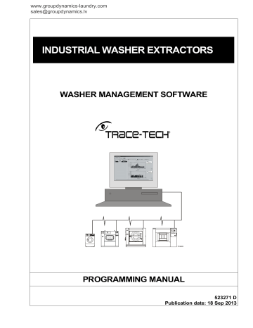 Industrial Washer Extractors Programming Manual | Manualzz
