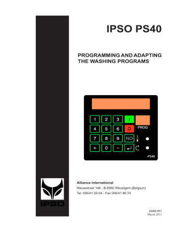 Ipso HW64_PS40 Programming Manual | Manualzz