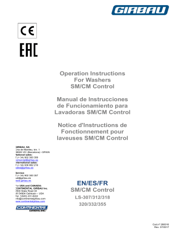 Girbau LS-318 User Instructions | Manualzz