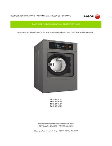 Fagor LA-14-TP2 Parts Manual | Manualzz