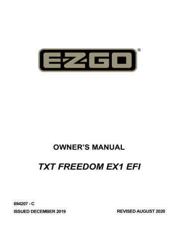 E-Z-GO Freedom TXT EX1 Gas Manual | Manualzz