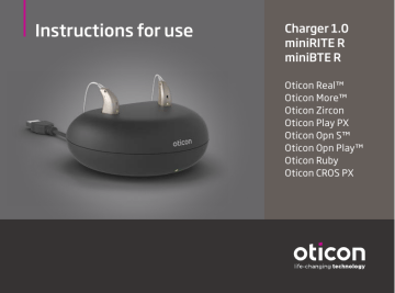 Oticon Desktop Charger Instructions For Use | Manualzz
