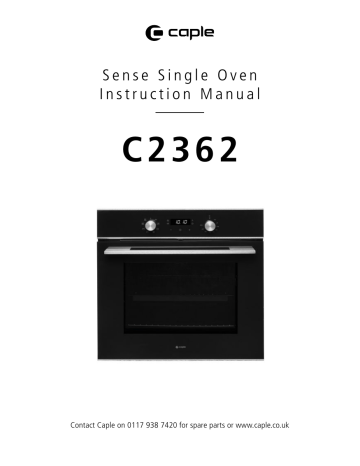 Caple C2362 Oven Instruction Manual | Manualzz