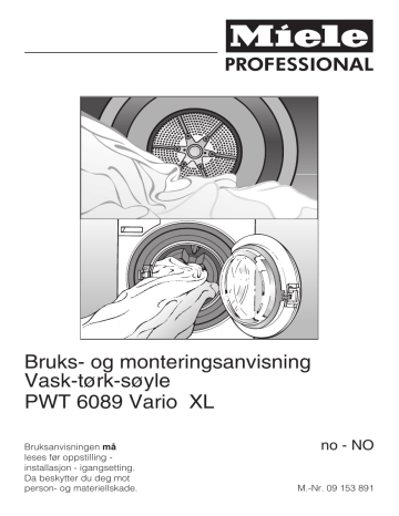 Miele PWT 6089 Vario XL Vask-tørk-søyle for vasking og tørking på selv ...