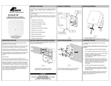 Crow SH-AQ Air Quality Sensor Installation Instructions | Manualzz