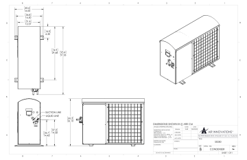 Wine Guardian Condenser CAD Drawing Operation Manual | Manualzz