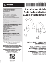 Moen 7594ESRS - Specification, Reference guide, Instructions