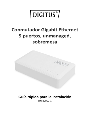 Digitus DN-80063-1 Guía de inicio rápido | Manualzz
