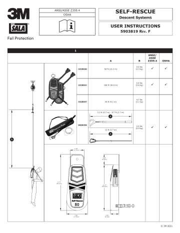 DBI-SALA 3320037 Self-Rescue Training Instruction manual | Manualzz