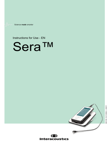 Interacoustics Sera™ Owner's Manual | Manualzz