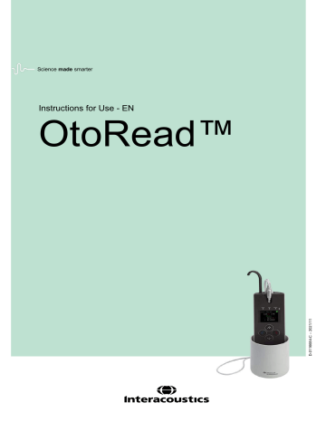 Interacoustics OtoRead™ Owner's Manual | Manualzz