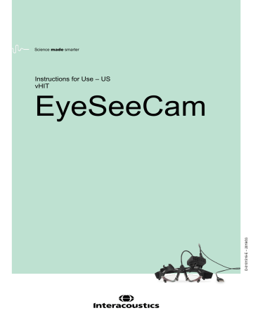 Interacoustics EyeSeeCam vHIT Instructions for use | Manualzz