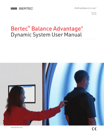 Interacoustics Bertec® CDP/IVR Instructions for use | Manualzz