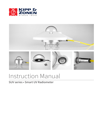 Kipp & Zonen SUV-E UVE Radiometer Owner's Manual | Manualzz