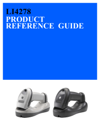 Zebra LI4278 - Quick start Guide, Reference guide, User Guide