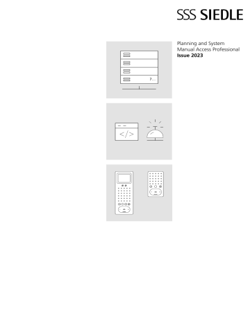 SSS Siedle Planning and System Owner's Manual | Manualzz