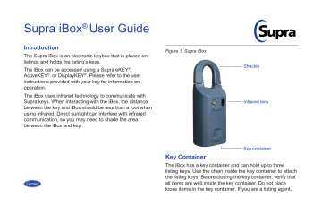Supra iBox Electronic keybox User Guide | Manualzz