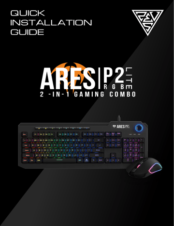 GAMDIAS ARES P2 Lite RGB 2 In 1 Gaming Combo Keyboard Installation ...