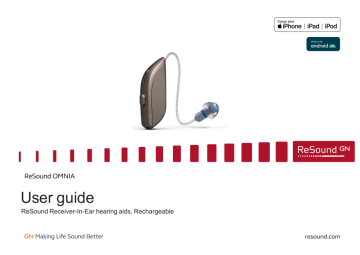 ReSound OMNIA 9 RIE DRWC Rechargeable User Guide | Manualzz