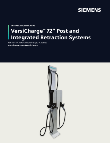 SIEMENS VersiCharge 72 Inch Post and Integrated Retraction Systems ...