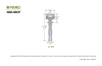 PEMKO 48TA19 Aluminum Continuous Hinges User Manual | Manualzz