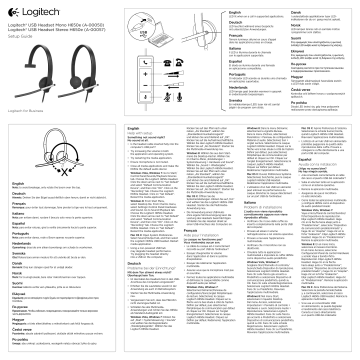 Logitech H650e USB Headset Mono User Guide | Manualzz