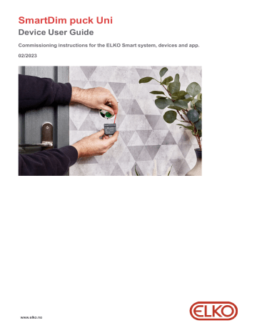 ELKO SmartDim Puck Uni Device User Guide | Manualzz