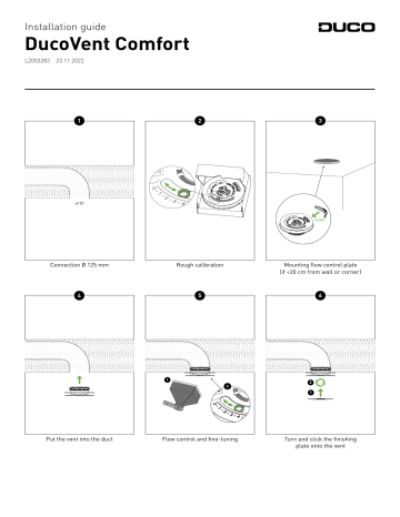 Duco Vent Comfort Installation Guide | Manualzz