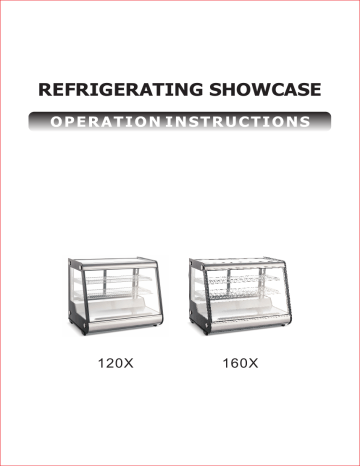 Adexa CW160X Refrigerated Stand Bench Instruction manual | Manualzz